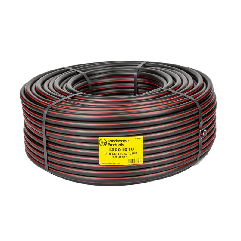 Landscape Products LP710 1/2-inch Red Stripe Drip Tubing - 500-foot ...