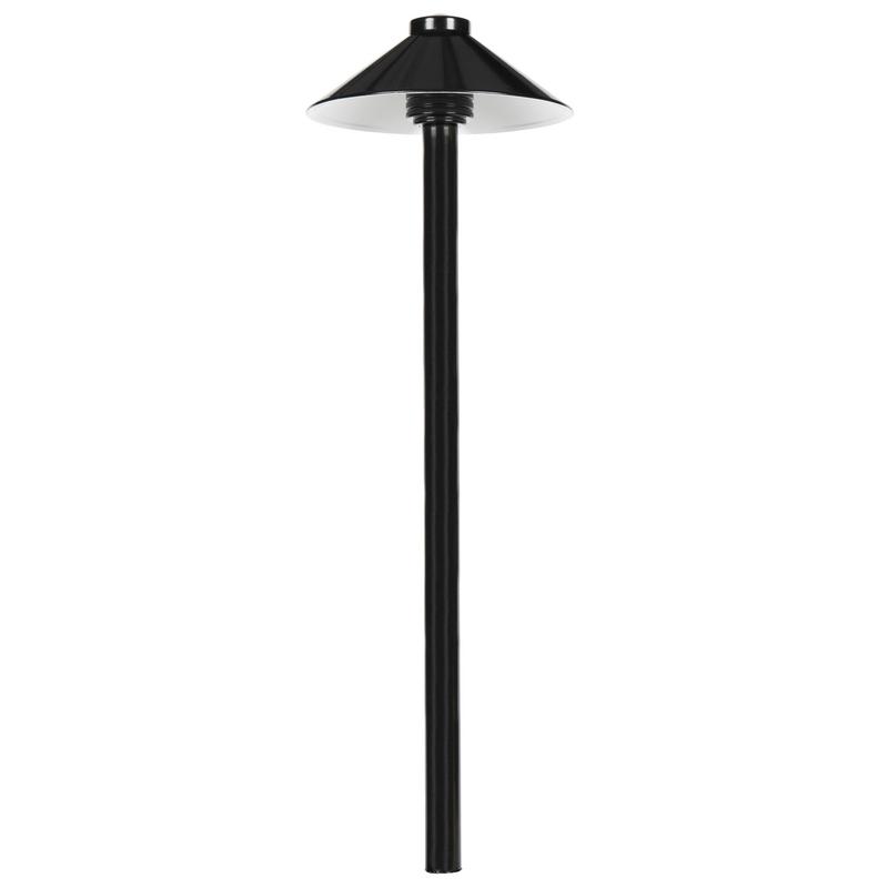 LP Aluminum Pathlight - 2.1W 2700K - Black - Ewing
