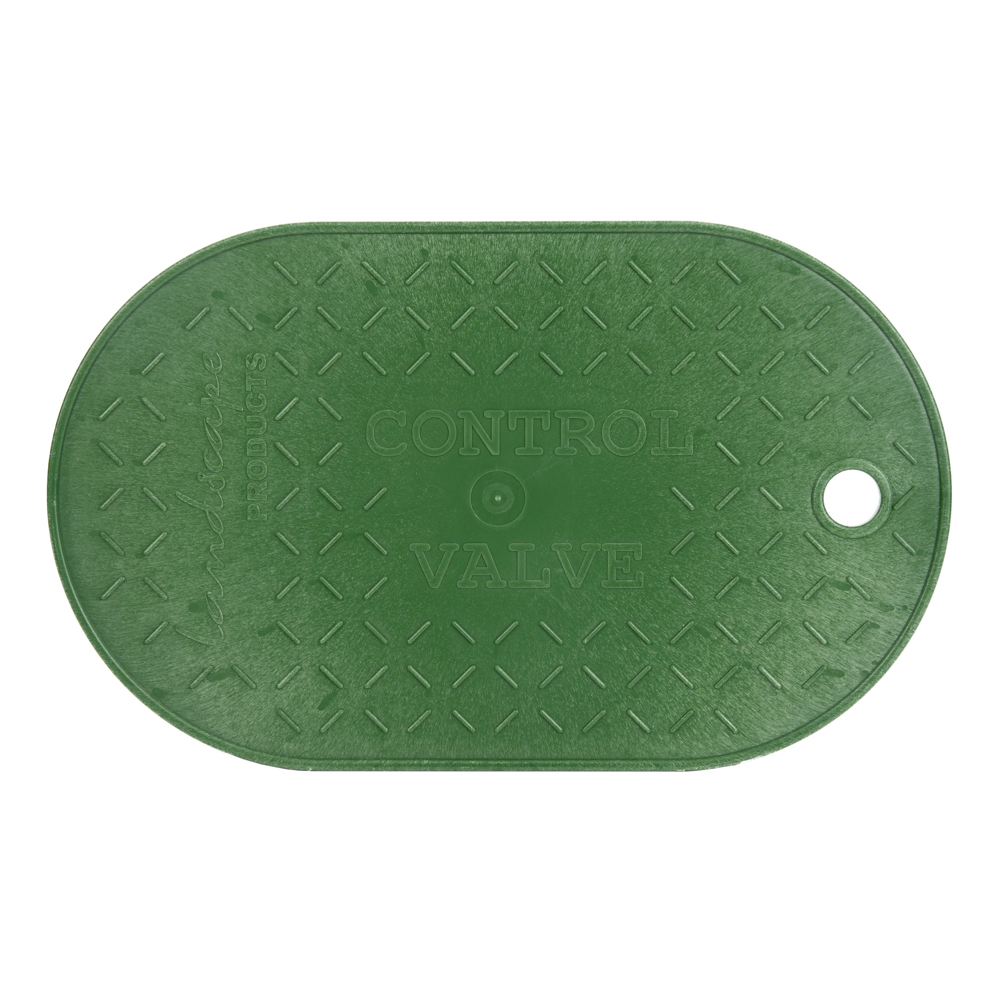 OVAL VALVE BOX GREEN LID ONLY - Ewing