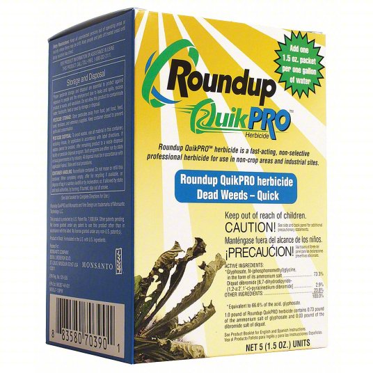 Roundup QuikPro Herbicide - 5 Pack Box - Ewing