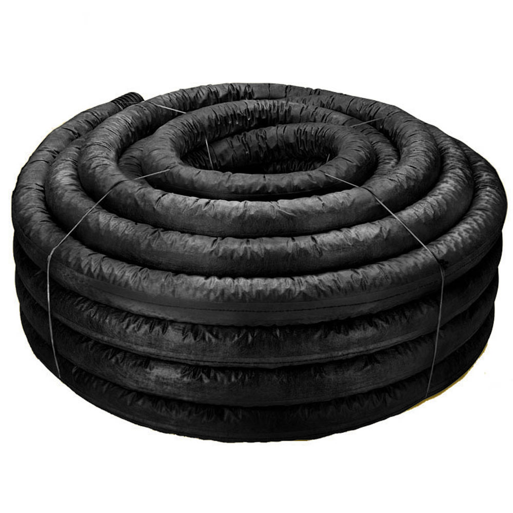 ADS 8 inch x 20 Foot Flexdrain Corrugated Perforated Pipe With Poly ...