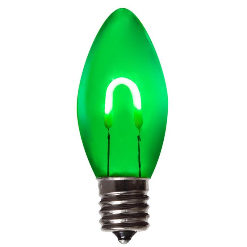 green light bulbs