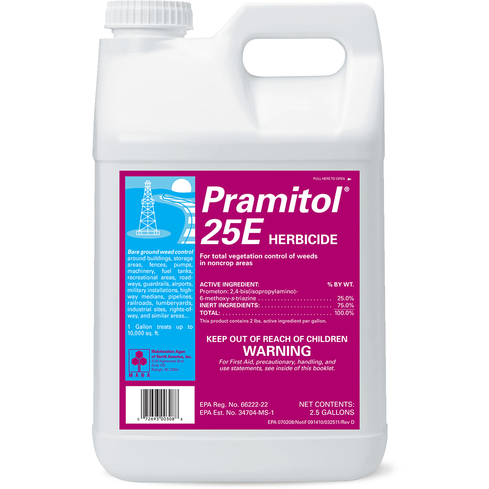 Pramitol 25E Bare Ground Herbicide - 2-1/2 gallon Bottle - Ewing