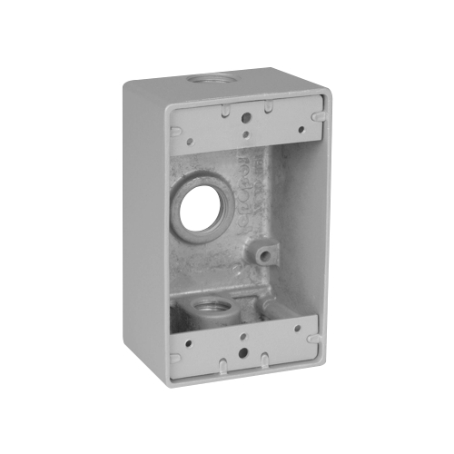1/2 in 3-Outlet Universal Device Box - Ewing