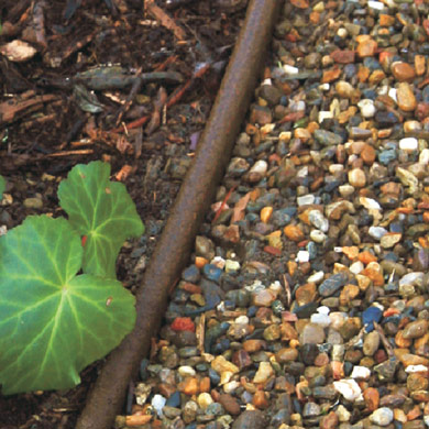 1 in x 4 in x 20 ft Carmel Brown Epic Edge Plastic Edging - Ewing