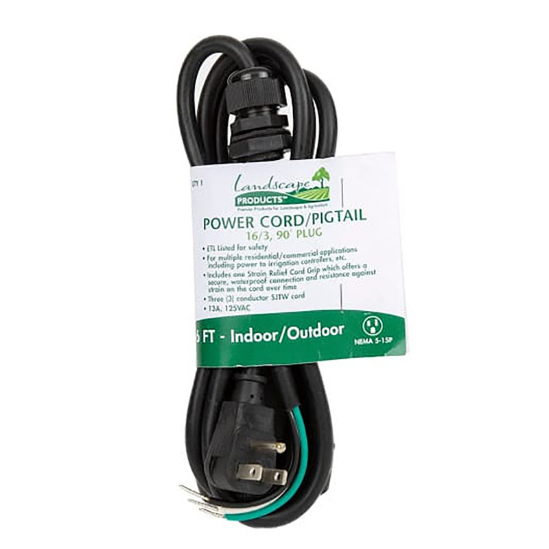 KING INNOVATION 6-foot 3 Wire Power Cord Pigtail - Ewing