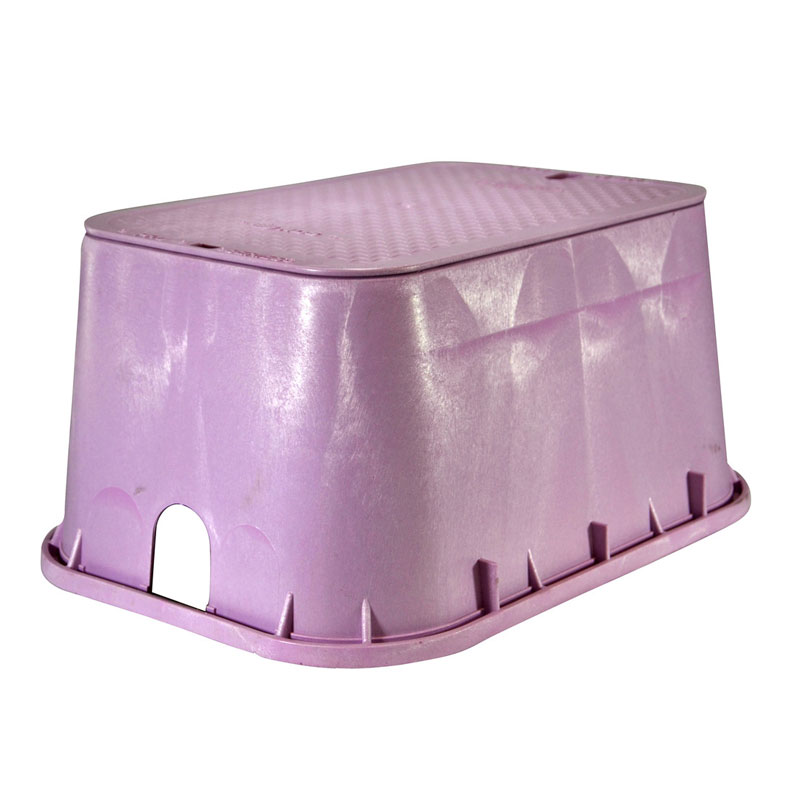 NDS 13 x 20 Inch Purple Jumbo Valve Box with Lid - Ewing