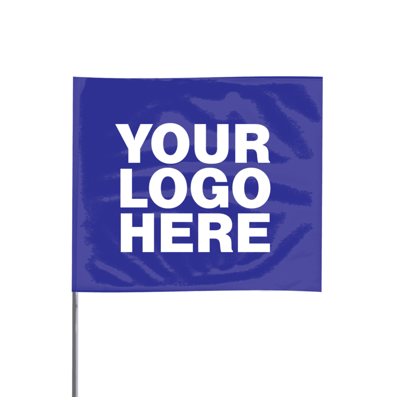 CUSTOM 21 IN STAKING FLAGS - Ewing