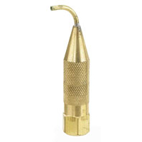 Brass Pitot Tube with 1/4 in FIPT for gauge connection. - Ewing
