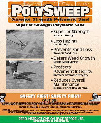 PolySweep Russet Brown Wide Joint Stabilizing Polymeric Sand - Ewing