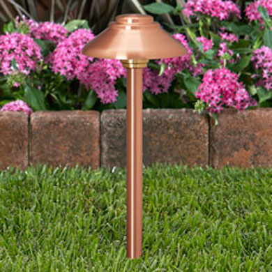Vista 2132-CSN 2.5-watt LED Copper Path Light - Ewing
