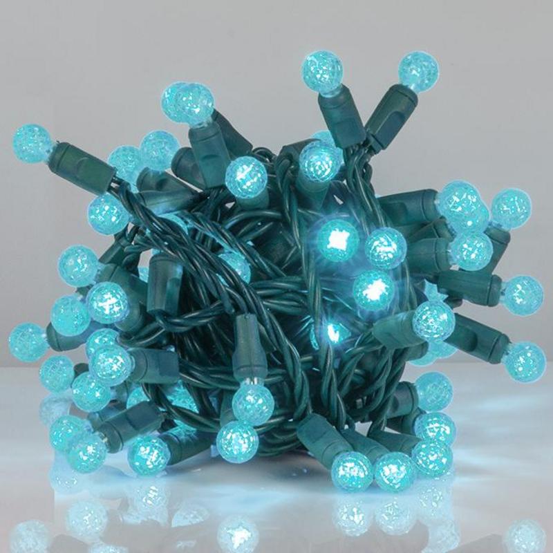 teal led string lights
