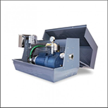 A close-up of a pump